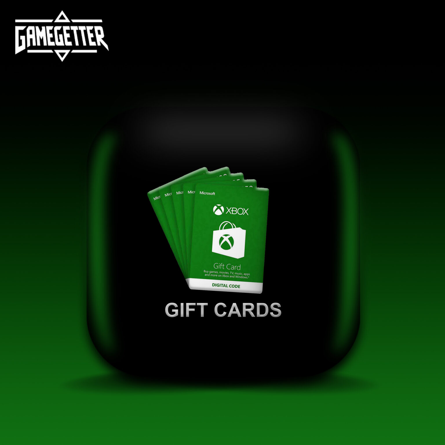 Xbox Gift Cards - GameGetter
